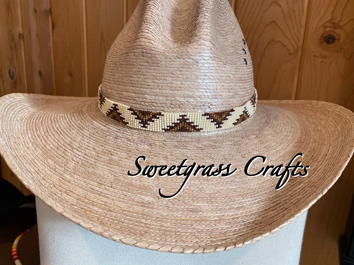 Cream hatband - Sweetgrass Crafts